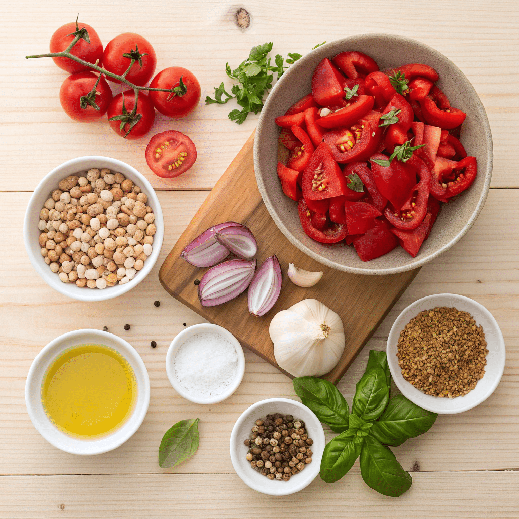 Spelt Tomato and Red Pepper Soup