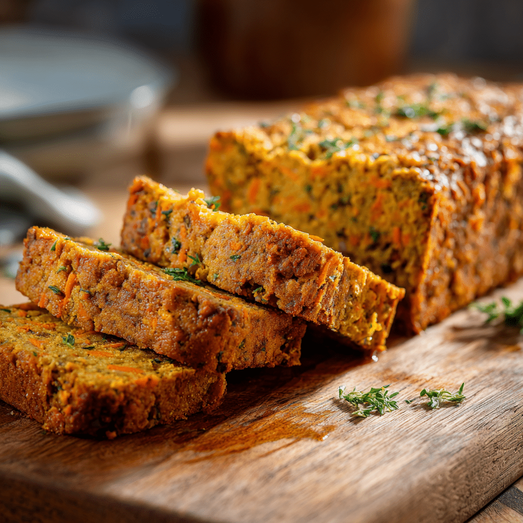Vegan Spelt Lentil Loaf