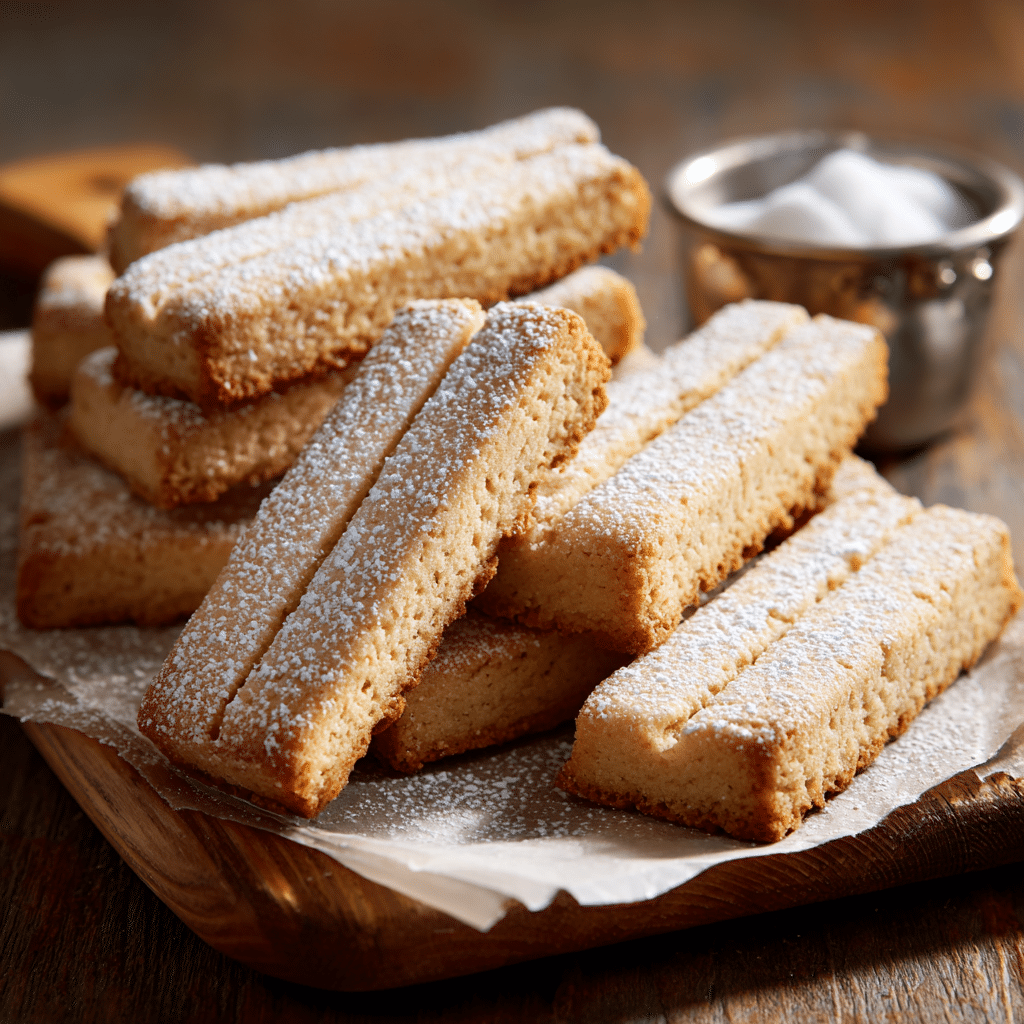 Spelt Shortbread Fingers